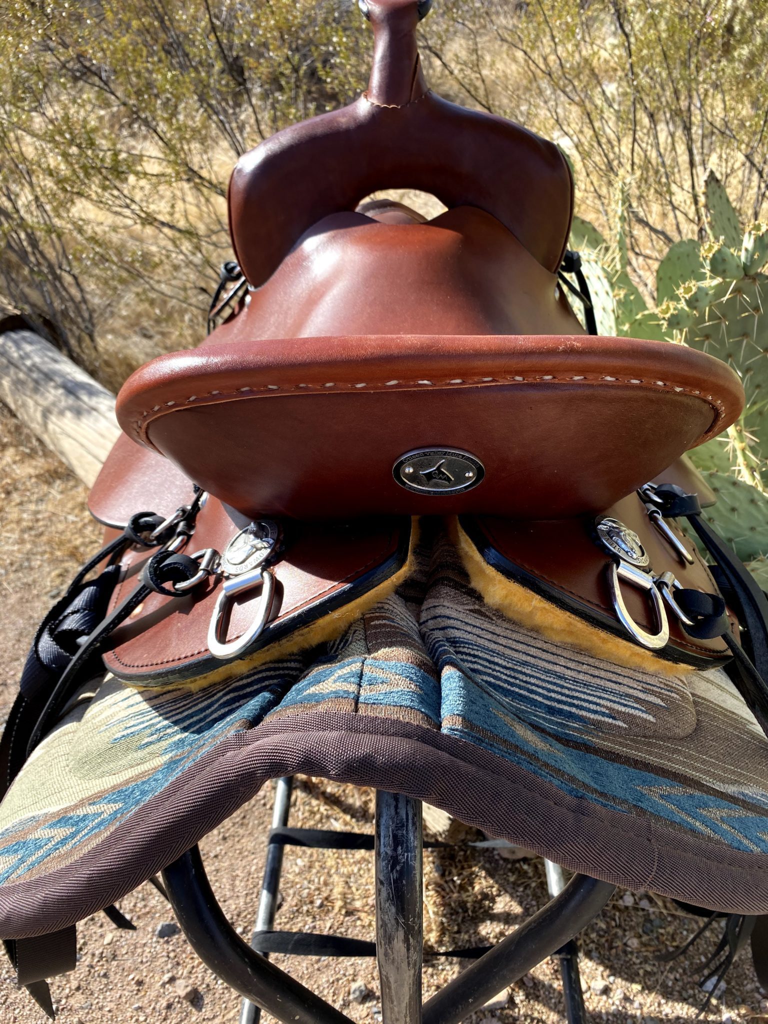 The Cowboy Saddle | Mule and Donkey Saddles from QVMR